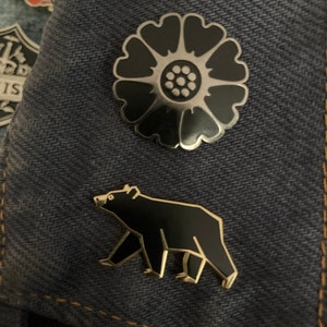 Flower Fireweed Enamel Pin Enamel Pins, Flower Pin, Cute Pins, Nature ...