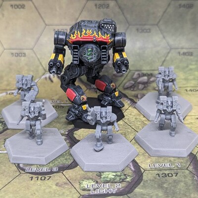 Sojourner Alternate Battletech Mechwarrior Miniature WITH - Etsy
