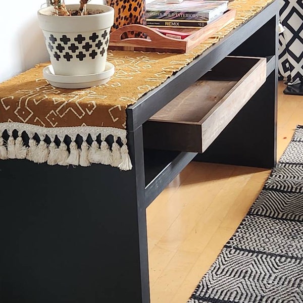 123 Authentic African Bògòlanfini Mudcloth Tablerunner or Throw 64 X 10 ...