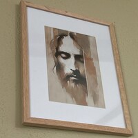 Parable of the Mustard Seed, Digital Print, Watercolor Jesus Wallart ...