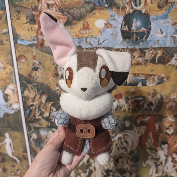 Sitting Rabbit Plush Animal Sewing Pattern .pdf Tutorial Bunny ...