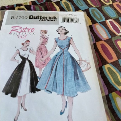 Butterick B4790 B4790 Very Easy Retro 1952 Sewing Pattern for Womens ...