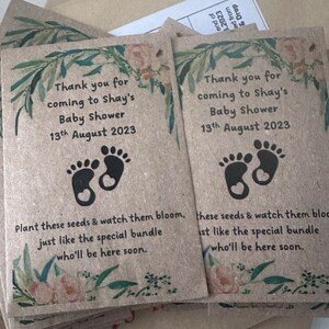 Personalised Teacher Forget Me Not Seed Gift End of Year - Etsy UK