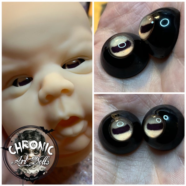 Tiny 3mm Realistic Human Eyes Printout Collage Sheet of Little Eye ...