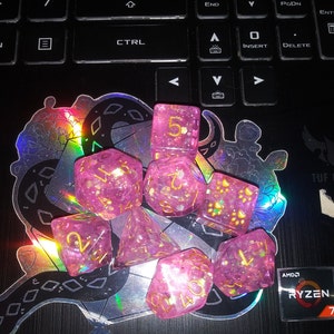 Wheat Dnd Dice Set Polyhedral Dice D&D Dice Dungeons and | Etsy