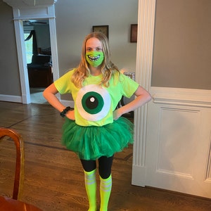 Monster's Inc. Character Inspired Face Masks boo's Door, Mike and Sully ...