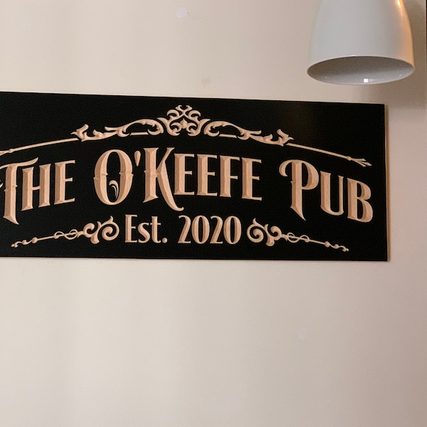 Custom Bar Sign Custom Pub Sign Craft Beer Sign Personalized Pub Sign ...