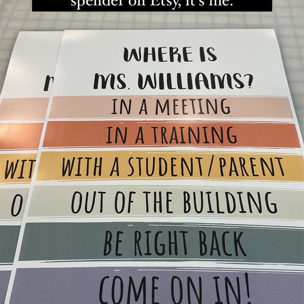 Social Worker Door Sign Where is the Social Work Wall Art Office Decor ...