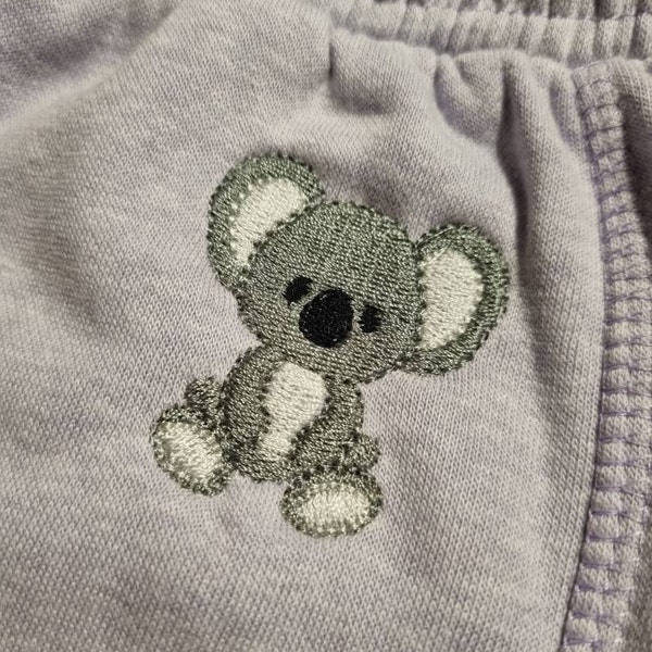 Baby Koala Embroidery Design, Animal Embroidery Design, Machine ...
