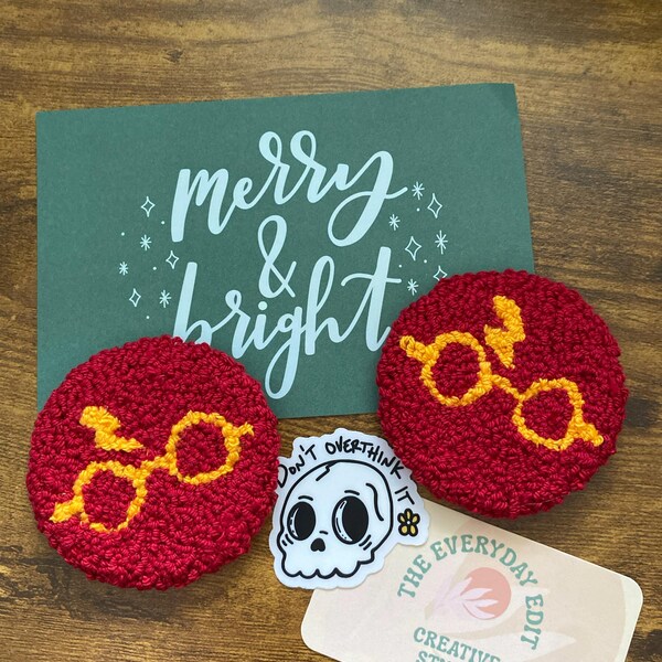 Car Coasters | Tufted Car Coaster | Single Coaster - Etsy