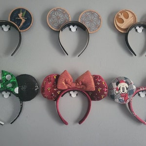 Decorated Mickey Ear Wall Displays 5 10 or 20 Packs - Etsy