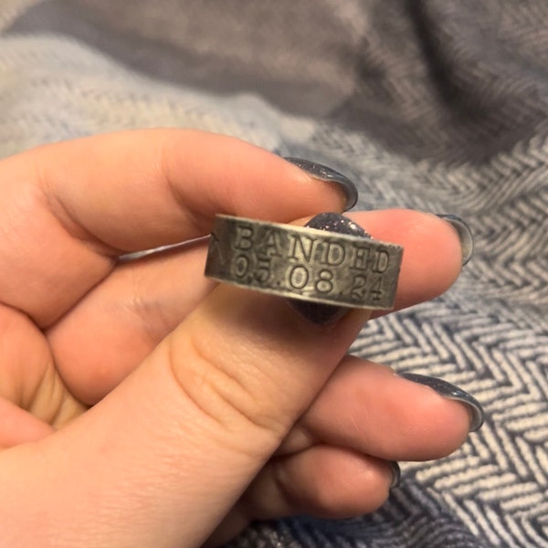 Duck Band Wedding Ring, Mens Banded Ring, Waterfowl Wedding Ring ...