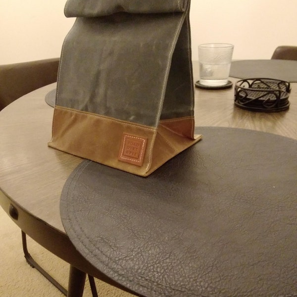 Small Waxed Canvas Tote Bag. Work Bag for Your Daily Essentials ...