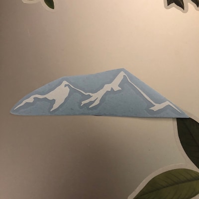 MOUNTAIN Vinyl Window Decal FREE Shipping - Etsy