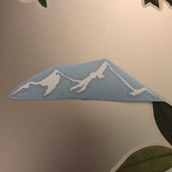 MOUNTAIN Vinyl Window Decal FREE Shipping! - Etsy