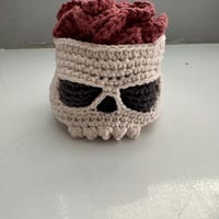 Brainy Skull Coaster Set CROCHET PATTERN / Skull Coaster PDF English ...