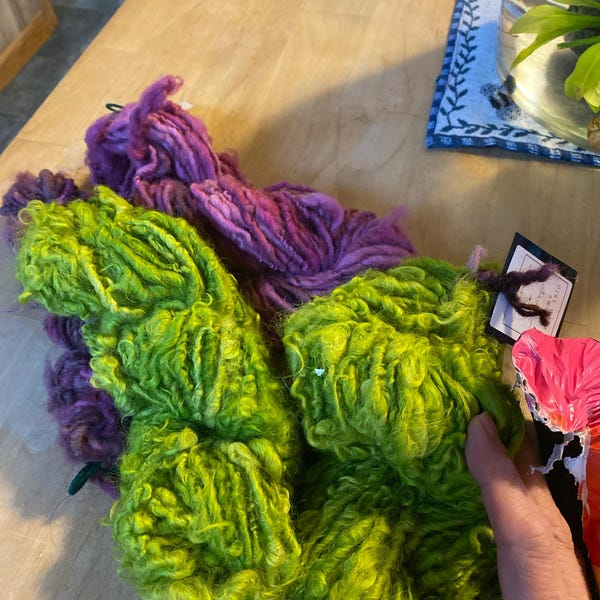 Cornucopia Mustard Yellow Mohair Art Yarn, 20 Yards - Etsy