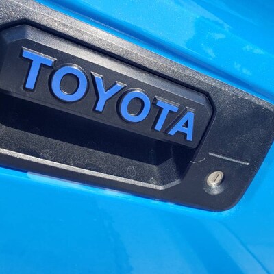 Toyota Tailgate Handle Vinyl Letters - Etsy