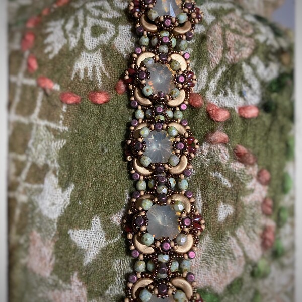 Maori Bracelet Pattern, Pattern With Paisley Beads, Bracelet With ...