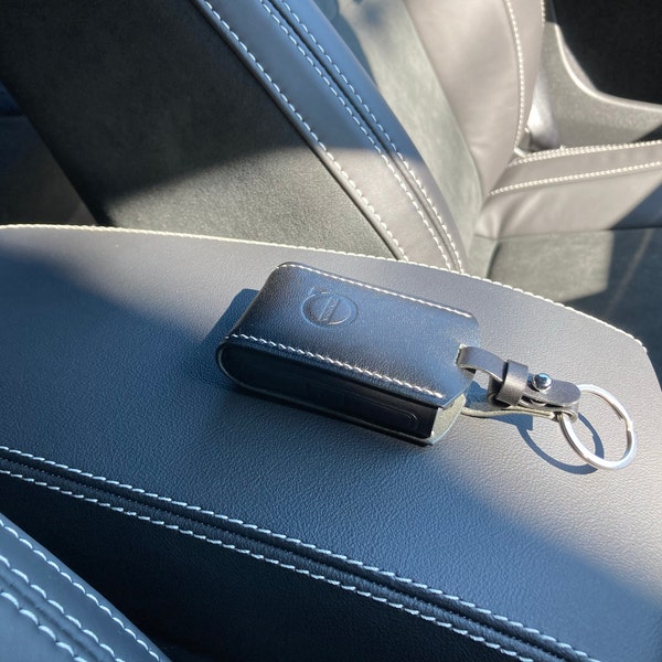 Handmade Leather TOYOTA Car Key Case.leather Car Key Fob Cover,remote ...