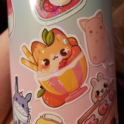 Citrus Fox Sticker, Lemon Sticker, Fox Sticker, Orange Sticker, Dessert ...