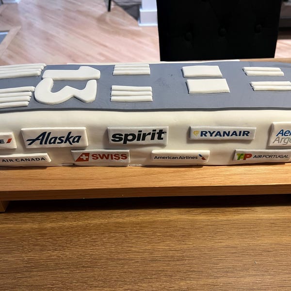 54 Airline Tail Stickers, Airplane Tail Fin Decals, Aviation Stickers ...