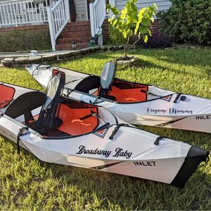 Kayak Vinyl Decal Stickers Personalized Kayak Decal Custom | Etsy