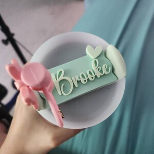 White Acrylic Sign Holder Clear Stand Party Sign Holder Wedding Sign ...