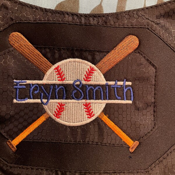 Split Baseball Embroidery Design. Mini Baseball. Softball Design ...
