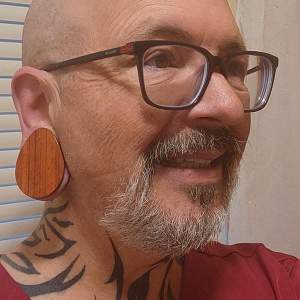 Teardrop Concave Ear Gauges From Brazil Nut - Dropshaped Concave Ear ...
