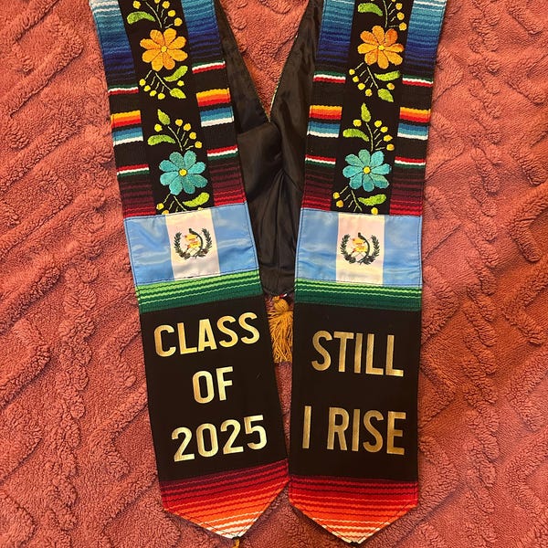Mexico/peru Graduation Stole ,peru Stole, First Generation, Class of ...
