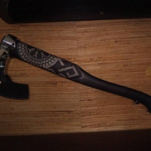 Viking Axe Wall Mount drakkar Axe Holder Axe Steel Hanger | Etsy