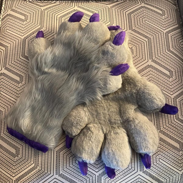 CUSTOM Fursuit Plantigrade Feet Paws - Etsy
