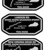 Custom Off-road Trail Badges for Jeep, Truck, Broncho, Chevy, Ford 4x4 ...