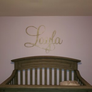 Nursery Name Sign Wood Name Cutout Wood Name Wood Name Sign Custom Wood ...