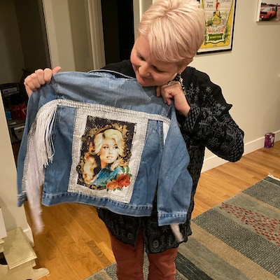 Dolly Parton Jacket, Toddler Jacket, Denim Jacket, Country Music, Dolly ...