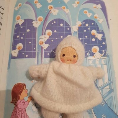 MADE TO ORDER Tiny Mini Magic Baby Waldorf Cuddle Doll, Waldorf Doll ...
