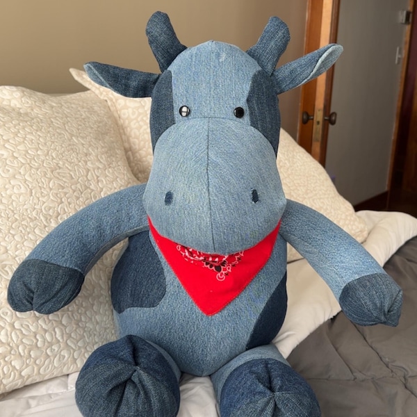 Mootilda Cow PDF Sewing Pattern 19" Plush Stuffed Animal Weighted ...