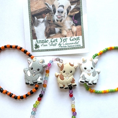 Light Grey Animal Goat Silicone Beads, Bulk Silicone Beads, Jewelry ...