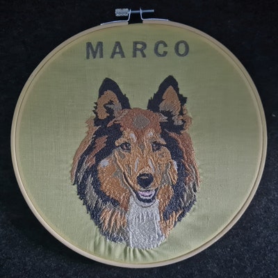 Shetland Sheepdog Embroidery Design, Machine Embroidery Pattern ...