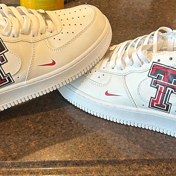 Custom College Baseball Football Team Nike Air Force 1 can Do Any Team ...