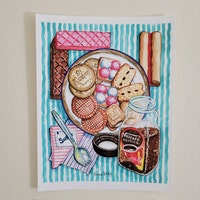 Chicharron Preparado original Art and Prints by karinagomezart Mexican ...