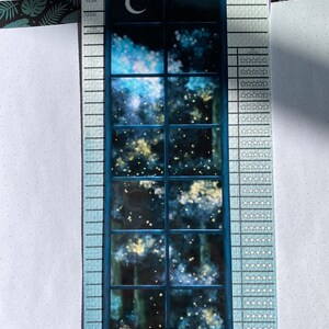 Night Sky & Fireflies Celestial Window Bookmark - Etsy