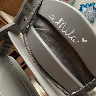 High Chair Stickers Name Stickers Individually - Etsy