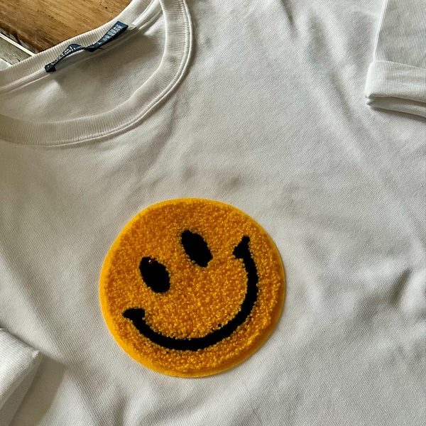 2 Pieces Smile Faces Sequined Applique Patch,paillette Patch,sequins ...