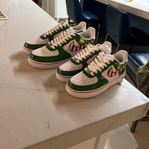 Nike Air Force 1 Custom, Handpainted Lightning Strike Custom Nike AF1 ...