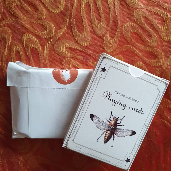 Poker Playing Cards Luxury - Vintage Biology Playing Cards With Insects ...