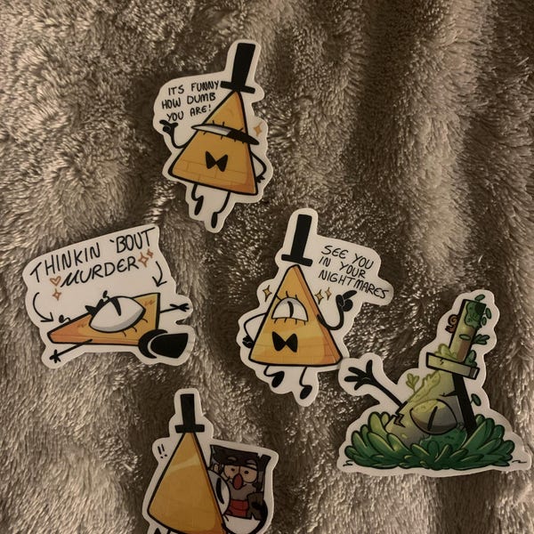Bill Cipher Sticker Pack - Etsy