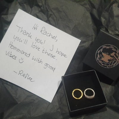 Golden Brass 8 Gauge 3.2mm Thick 8-20mm Raw Septum Daith Tragus Body ...