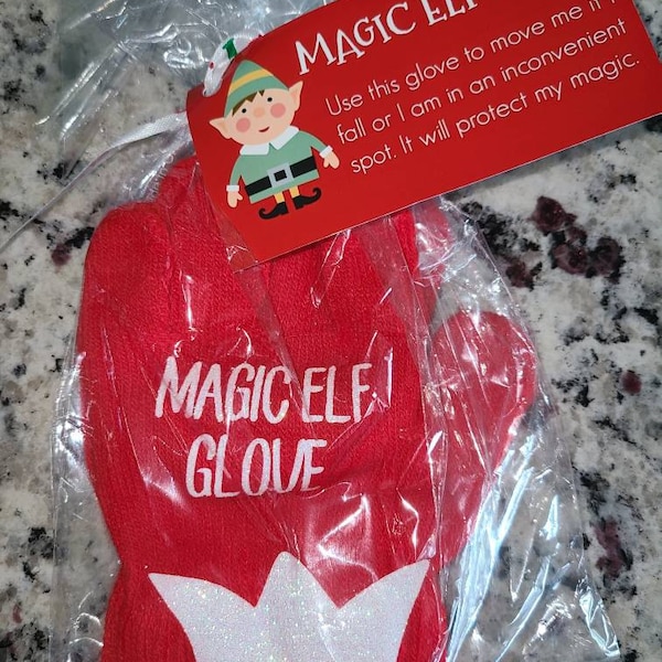 Magic Elf Gloves - Elf Gloves - Magic Elf - Kid Gloves - Christmas Elf ...